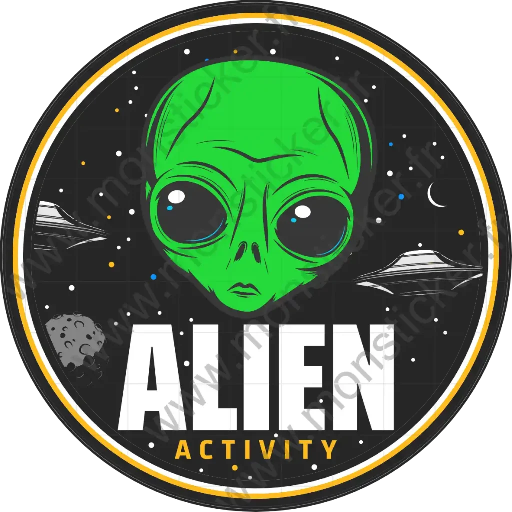 Alien activity – www.monsticker.fr